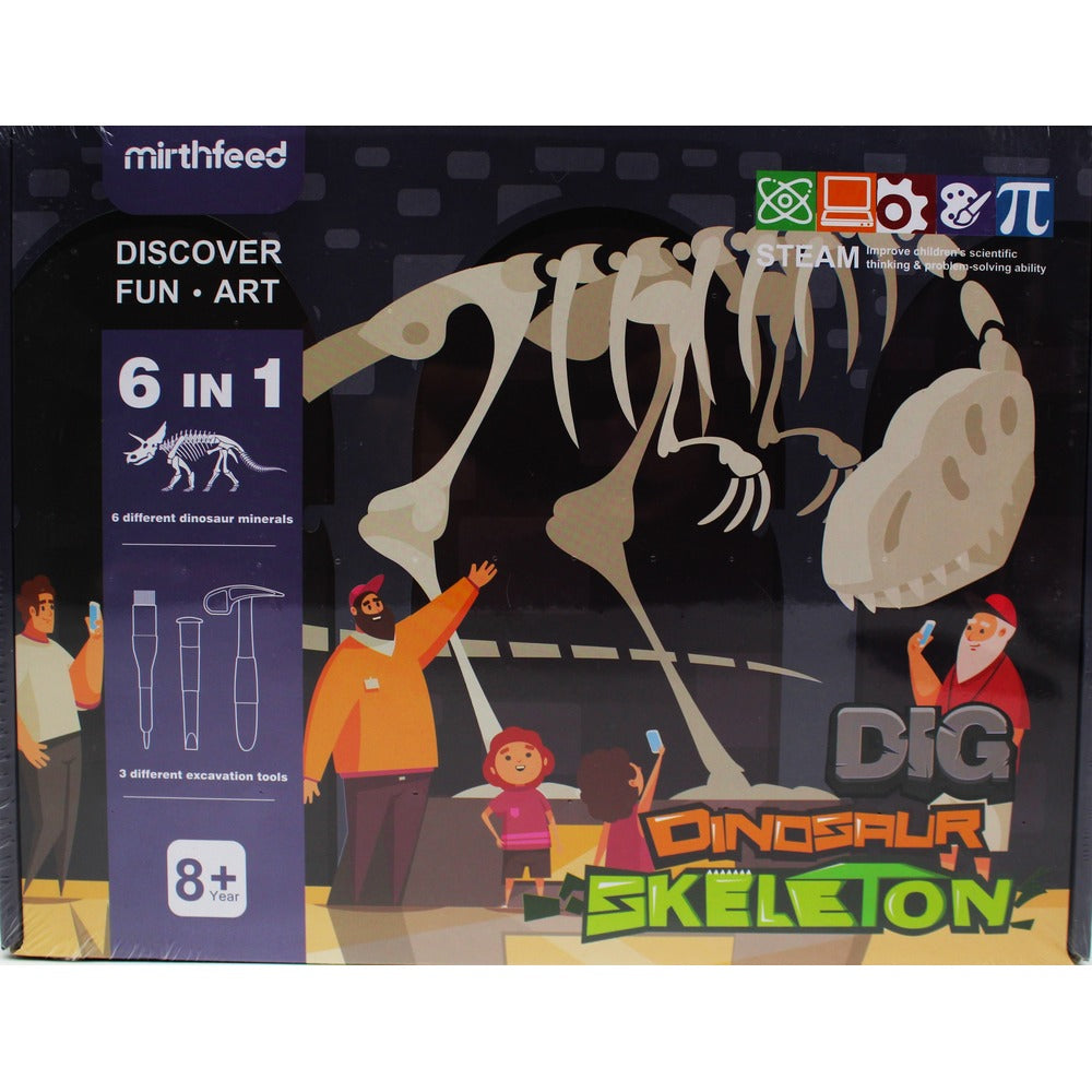 DINOSAUR SKELETON DIG KIT 6IN1 – Al-Fatah
