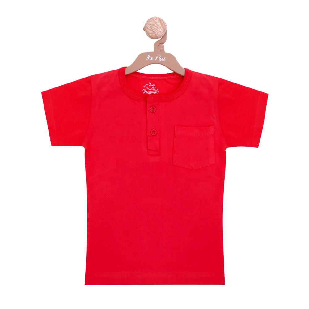 DROP SHOULDER POCKET HENLEY 1610 3-4 YEARS – Al-Fatah