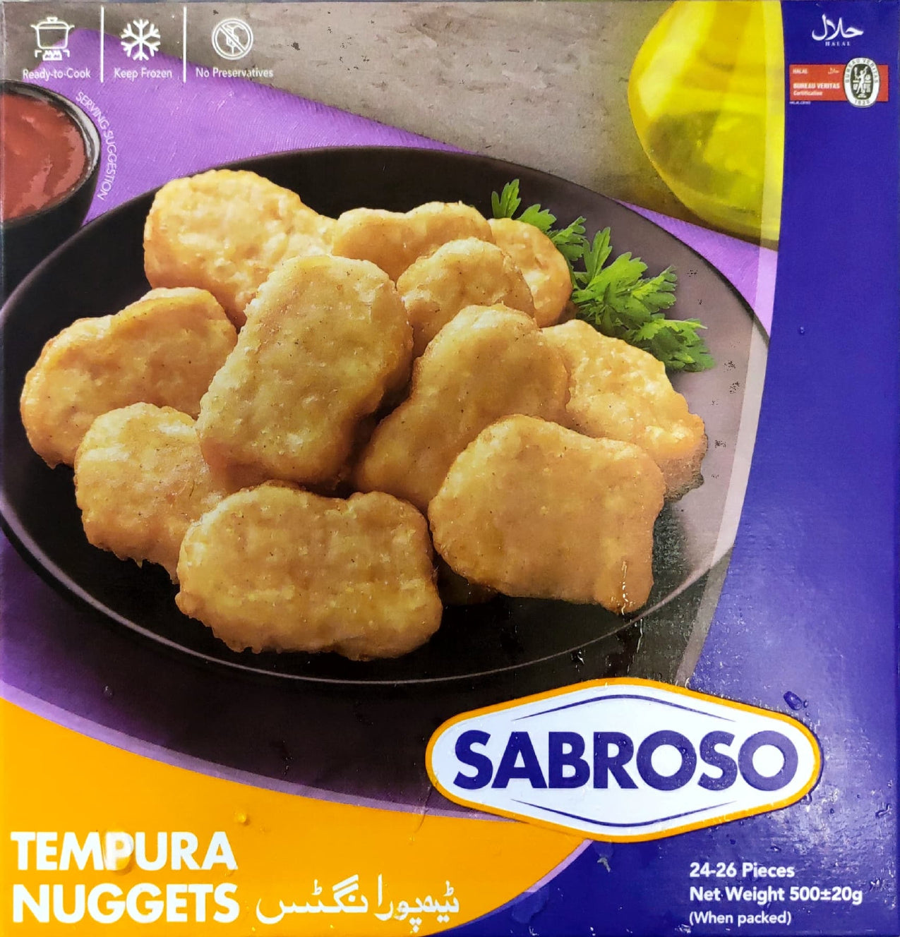 SABROSO TEMPURA NUGGETS 500GM – Al-Fatah