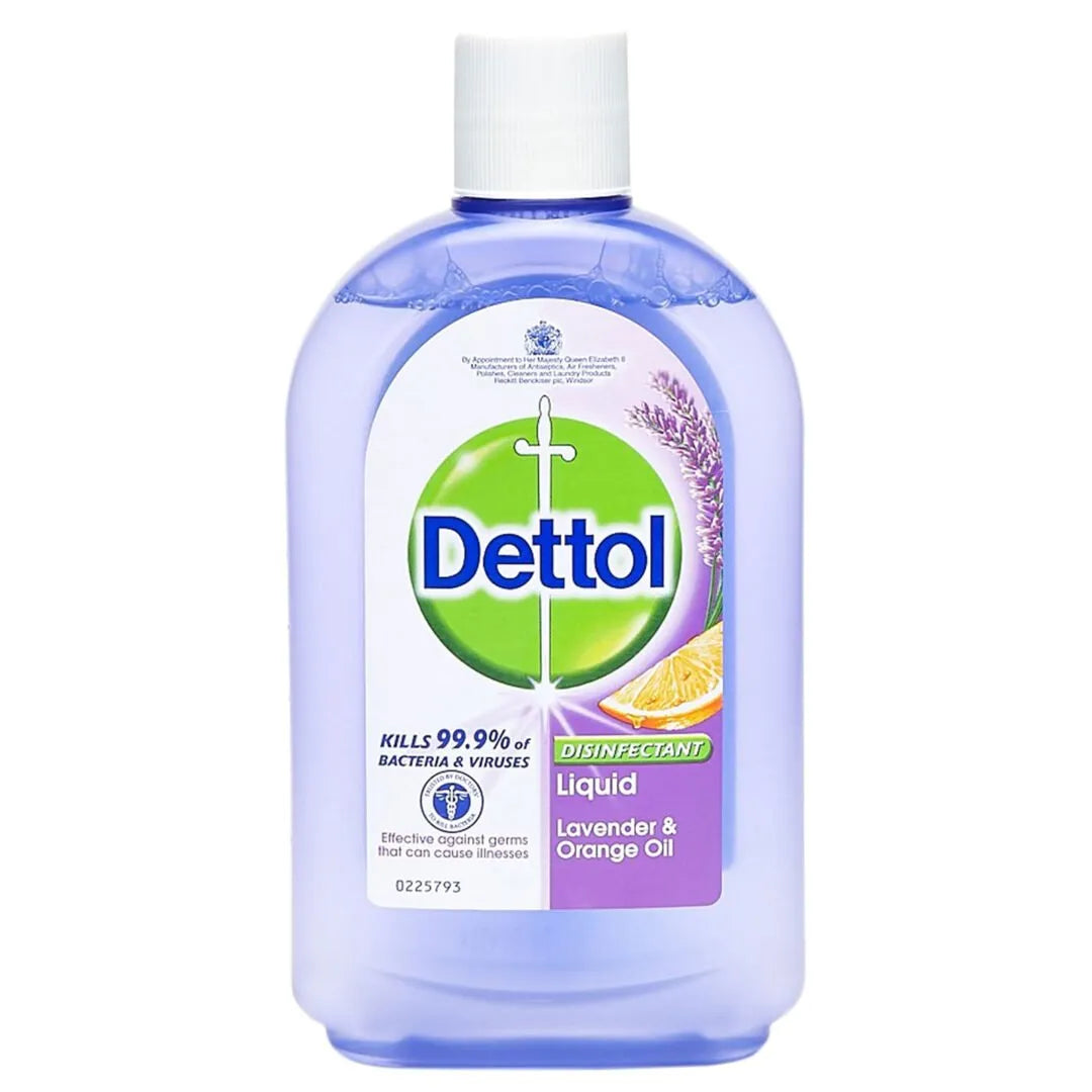 DETTOL LIQUID DISINFECTANT LAVENDER AND ORANGE OIL 500 ML – Al-Fatah
