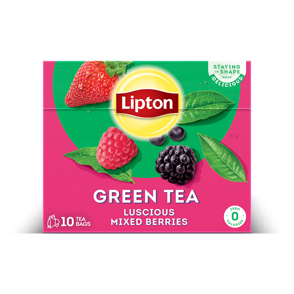 LIPTON GREEN TEA MIXED BERRIES 10S – Al-Fatah