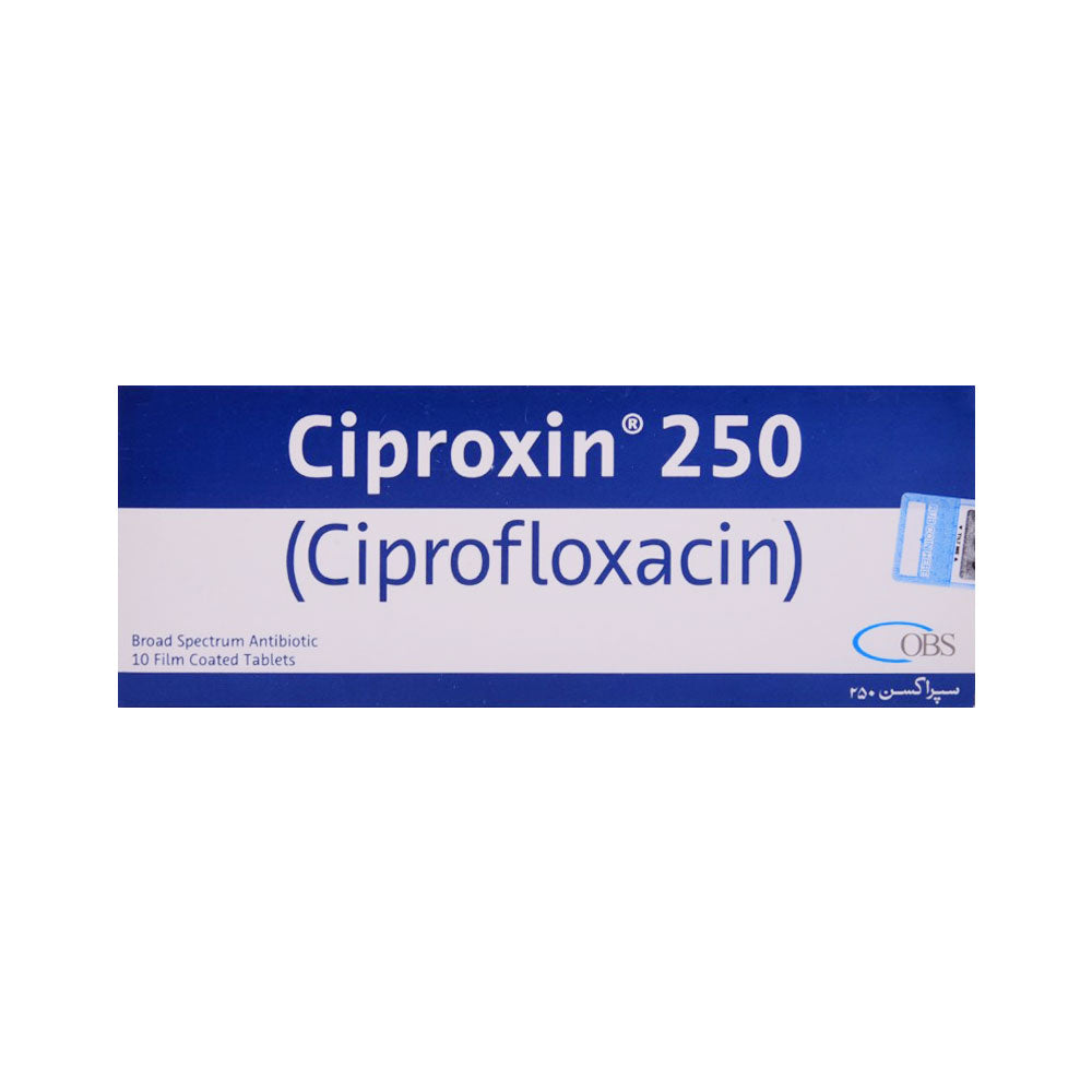 CIPROXIN 250MG TAB – Al-Fatah