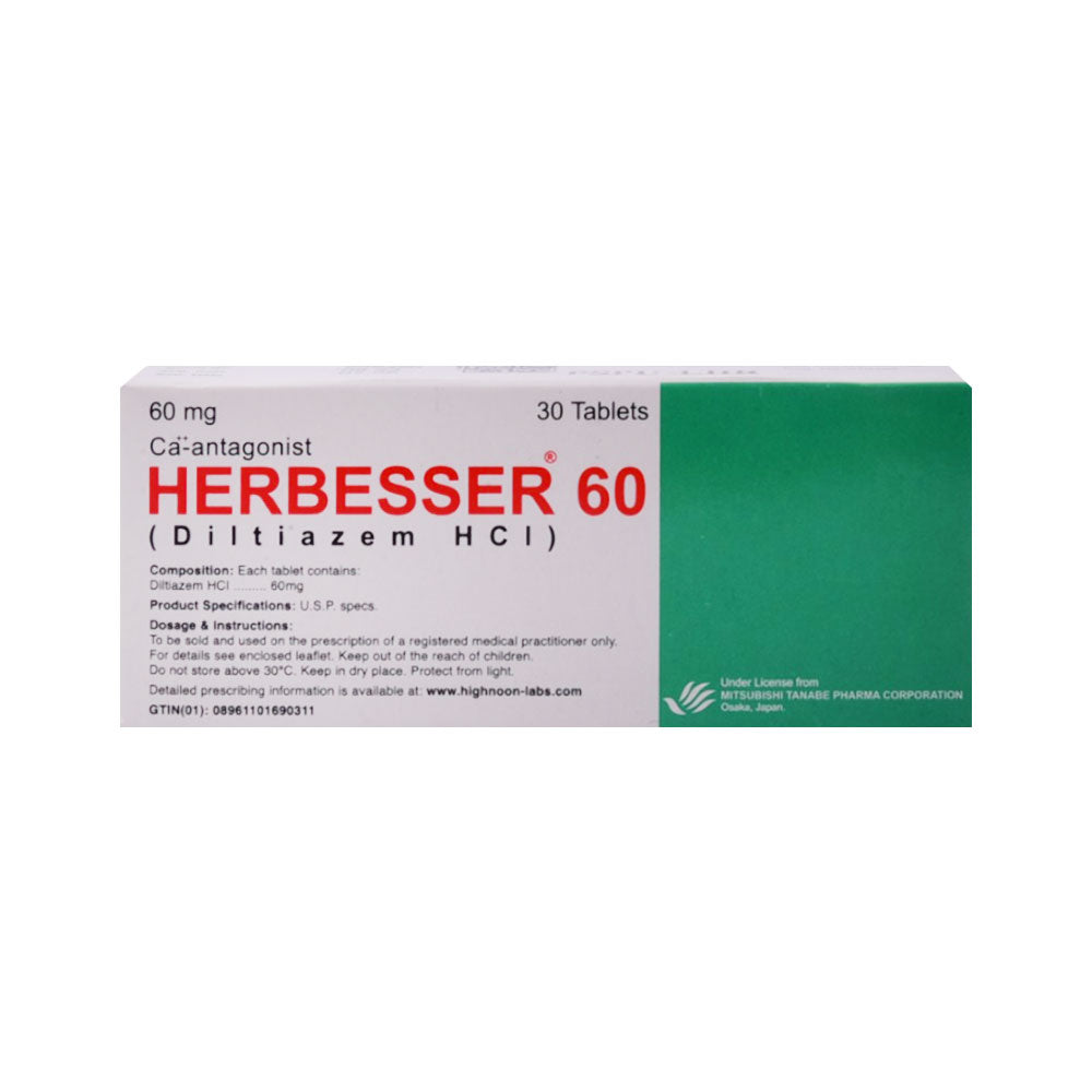 HERBESSER 60MG TAB 30PACK – Al-Fatah