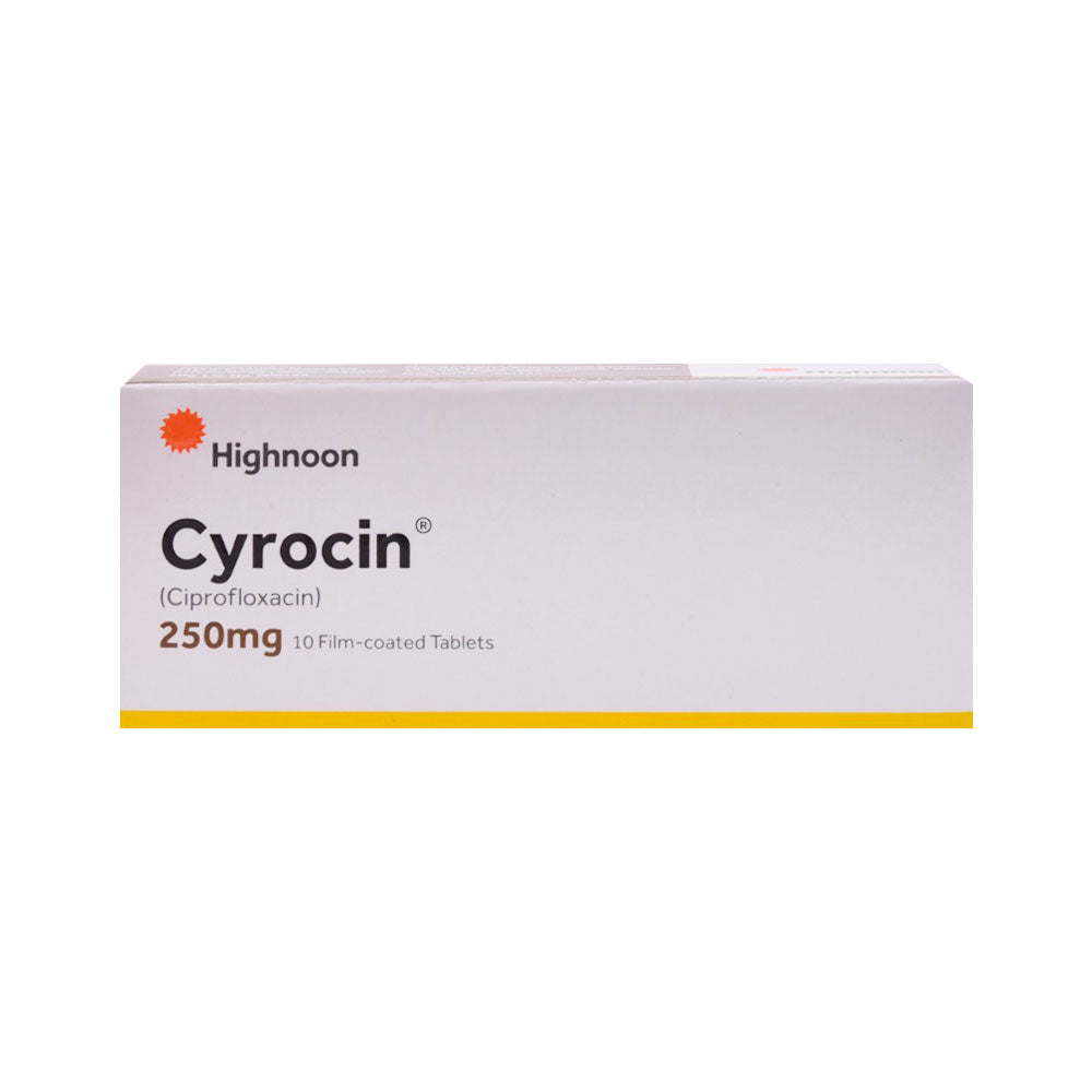 CYROCIN 250MG TAB 10S – Al-Fatah