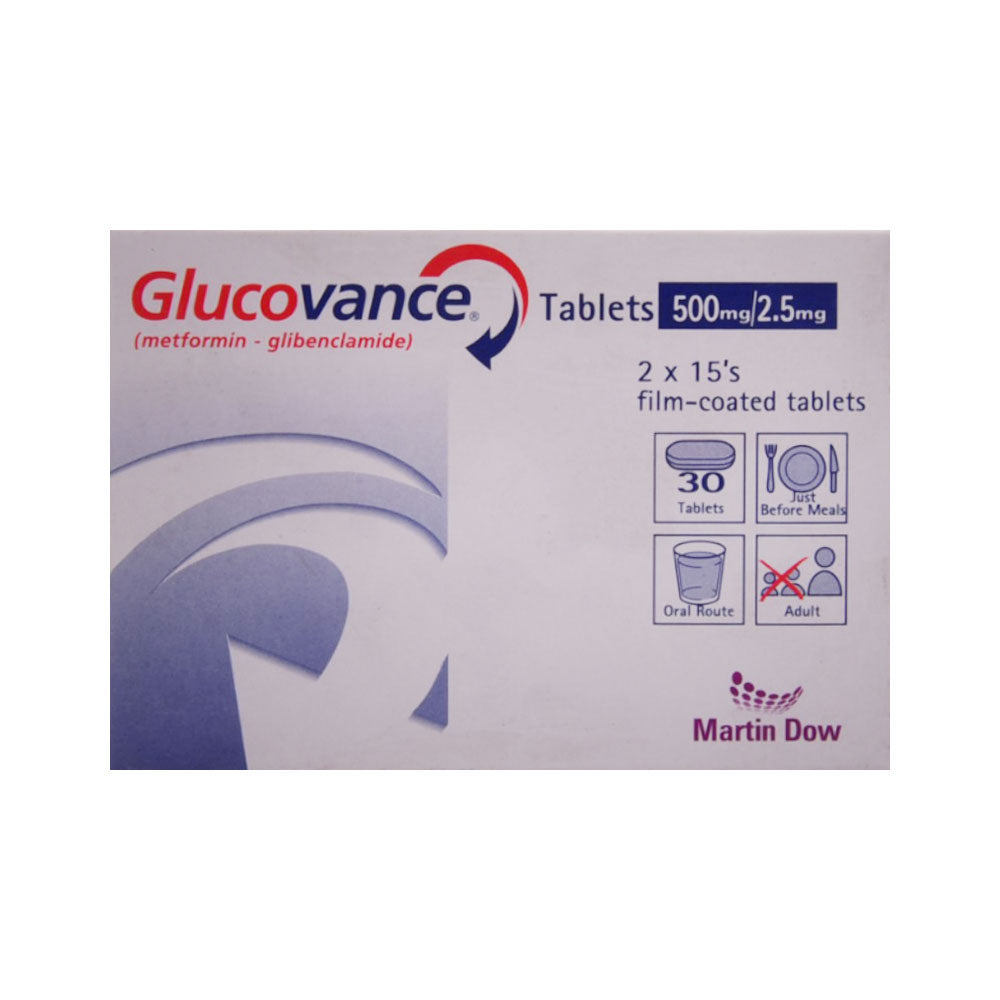 GLUCOVANCE 500/2.50MG TAB – Al-Fatah