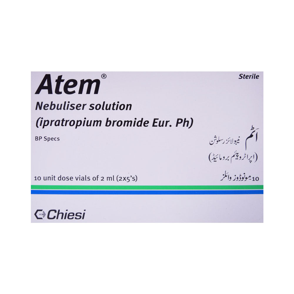 ATEM NEBULIZER SOLUTION 2ML 10S – Al-Fatah