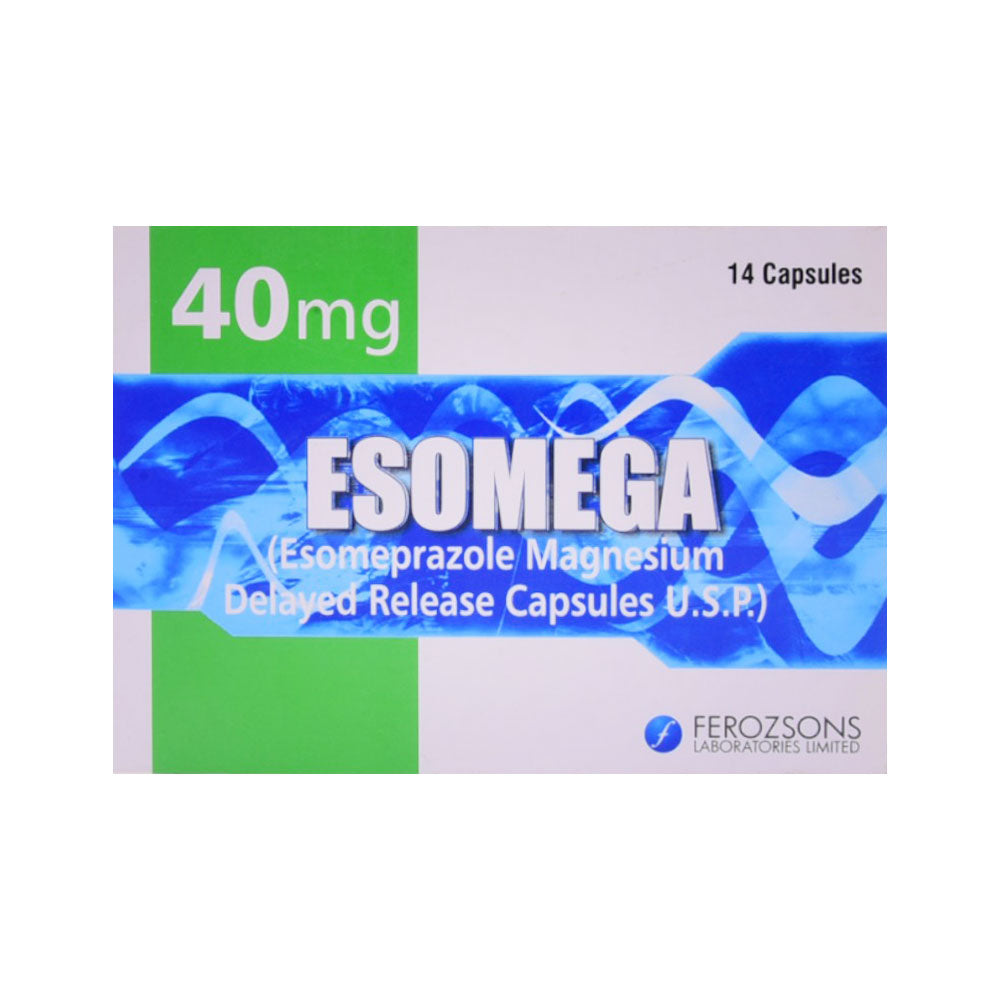 ESOMEGA 40MG CAP 14S – Al-Fatah