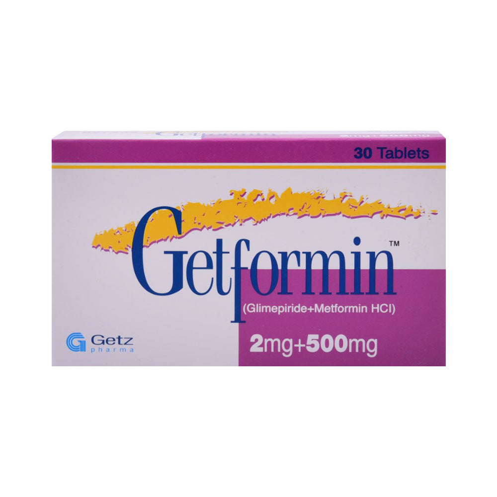 GETFORMIN 2MG/500MG TAB – Al-Fatah