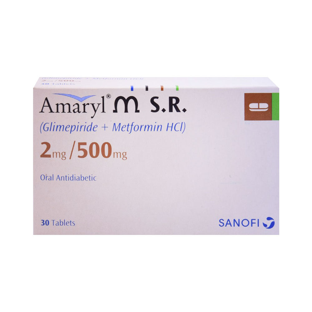 AMARYL MSR 2/500MG TAB – Al-Fatah