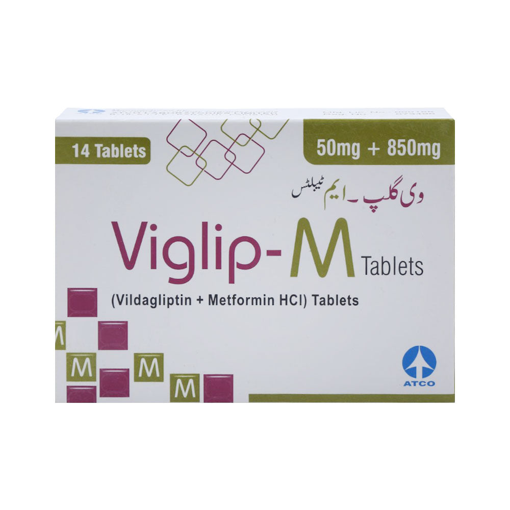 VIGLIP M 50MG/850MG TAB – Al-Fatah