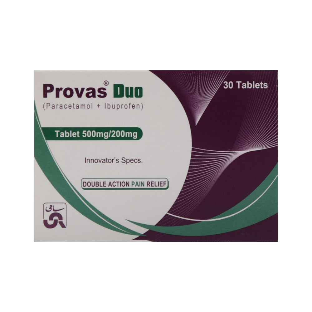 PROVAS DUO 500MG/200MG TAB (30S) – Al-Fatah