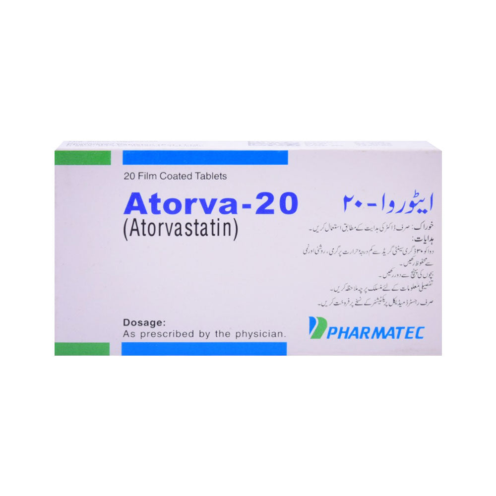 ATORVA 20MG TAB 20S – Al-Fatah