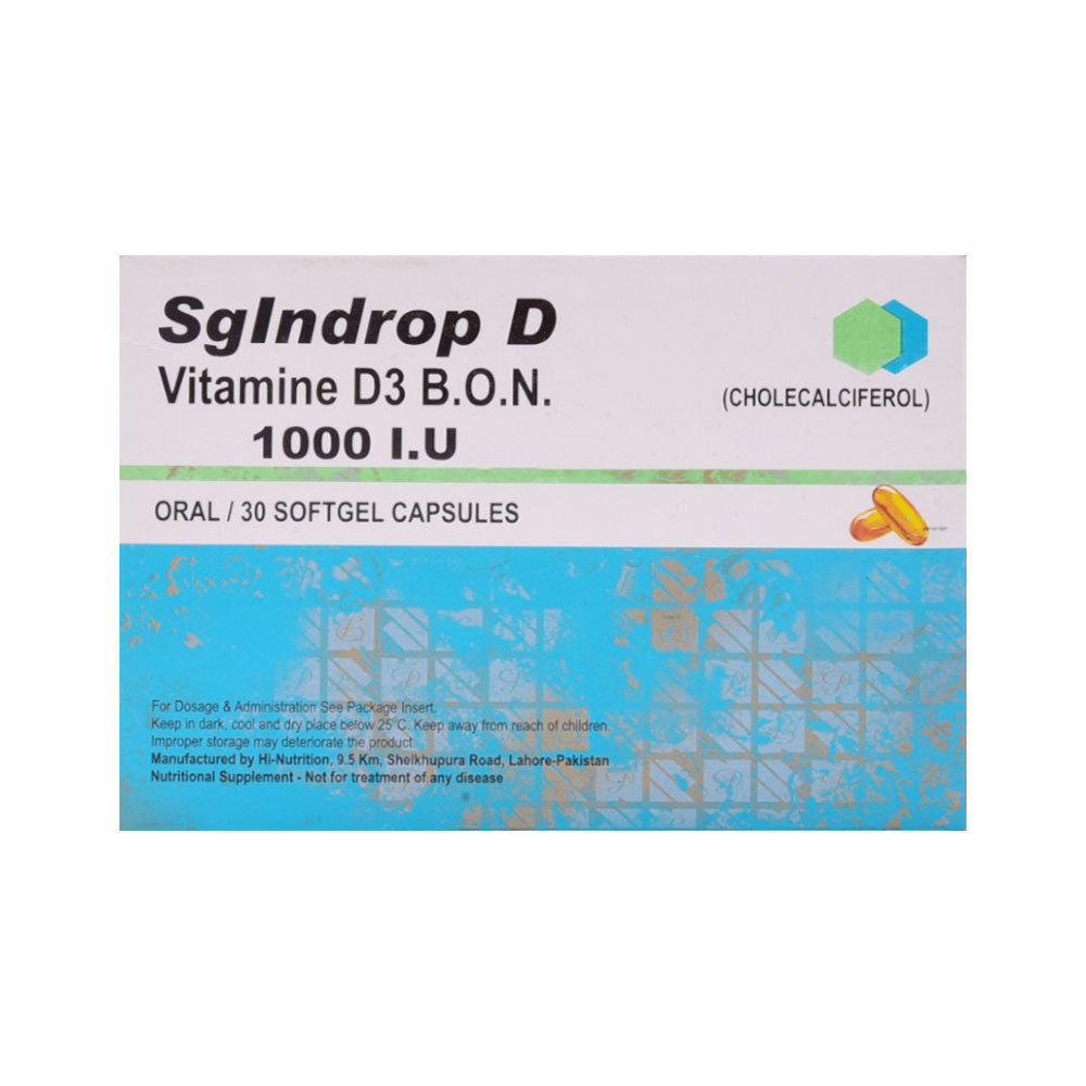 INDROP D 1000IU CAP (30S) – Al-Fatah