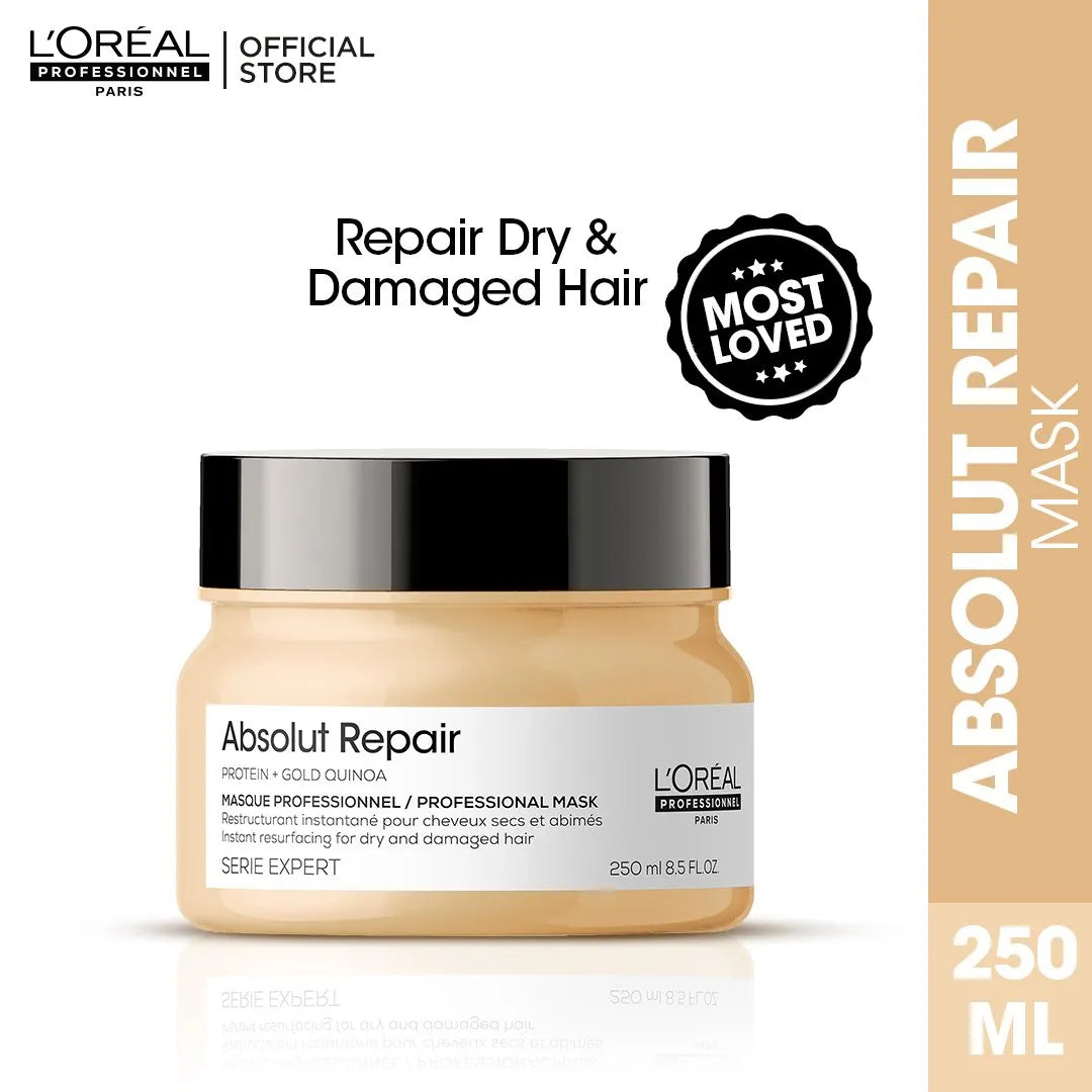 LOREAL PROFESSIONAL GOLD MASK ABSOLUT REPAIR 250 ML – Al-Fatah