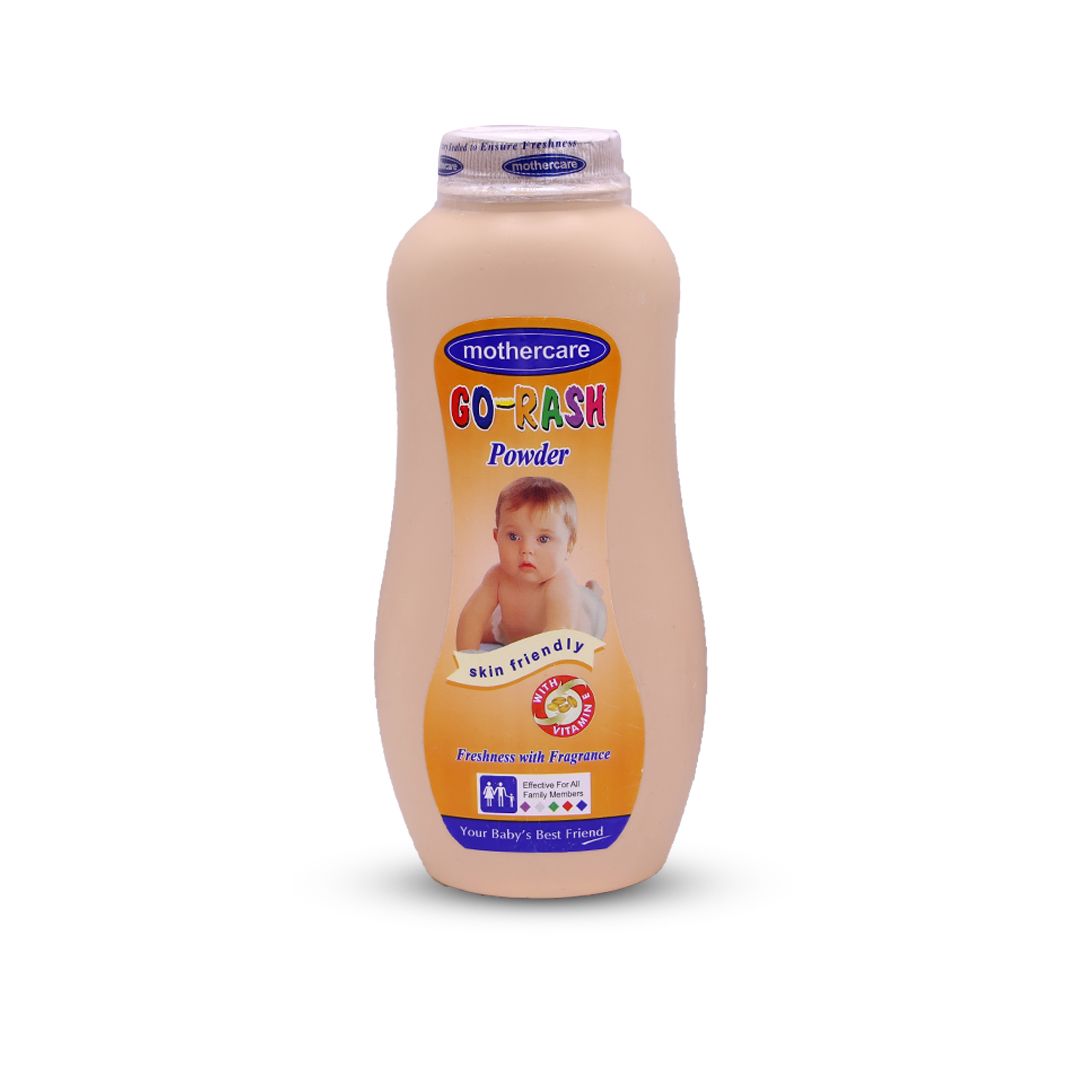 MOTHER CARE GO RASH TALC BABY POWDER 250 GM – Al-Fatah
