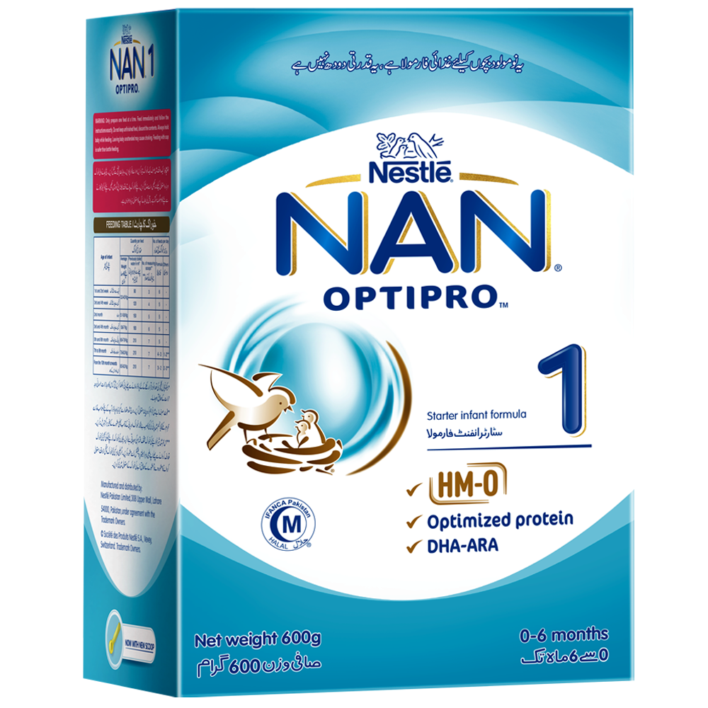 NESTLE MILK POWDER NAN 1 OPTIPRO 600 GM – Al-Fatah