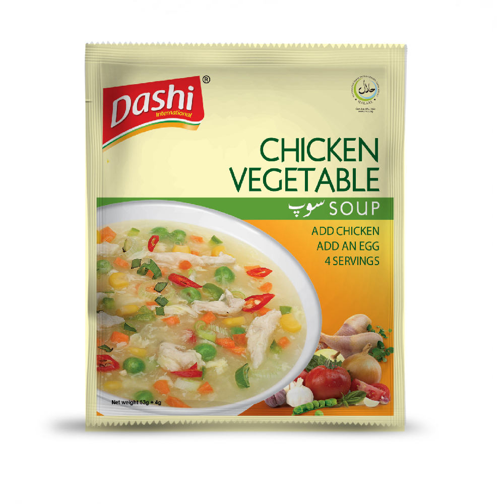 DASHI CHICKEN VEGETABLE SOUP POWDER 53GM – Al-Fatah