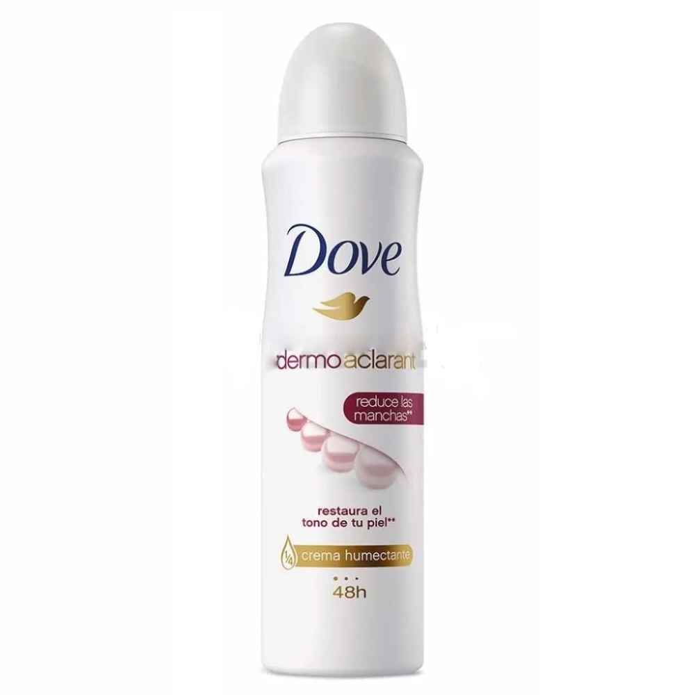 DOVE BODY SPRAY DERMO ACLARANT 48H ANTITRANSPIRANTE 150 ML – Al-Fatah