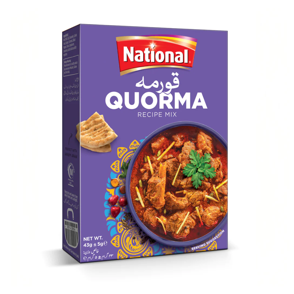 NATIONAL MASALA QUORMA MIX 43 GM – Al-Fatah