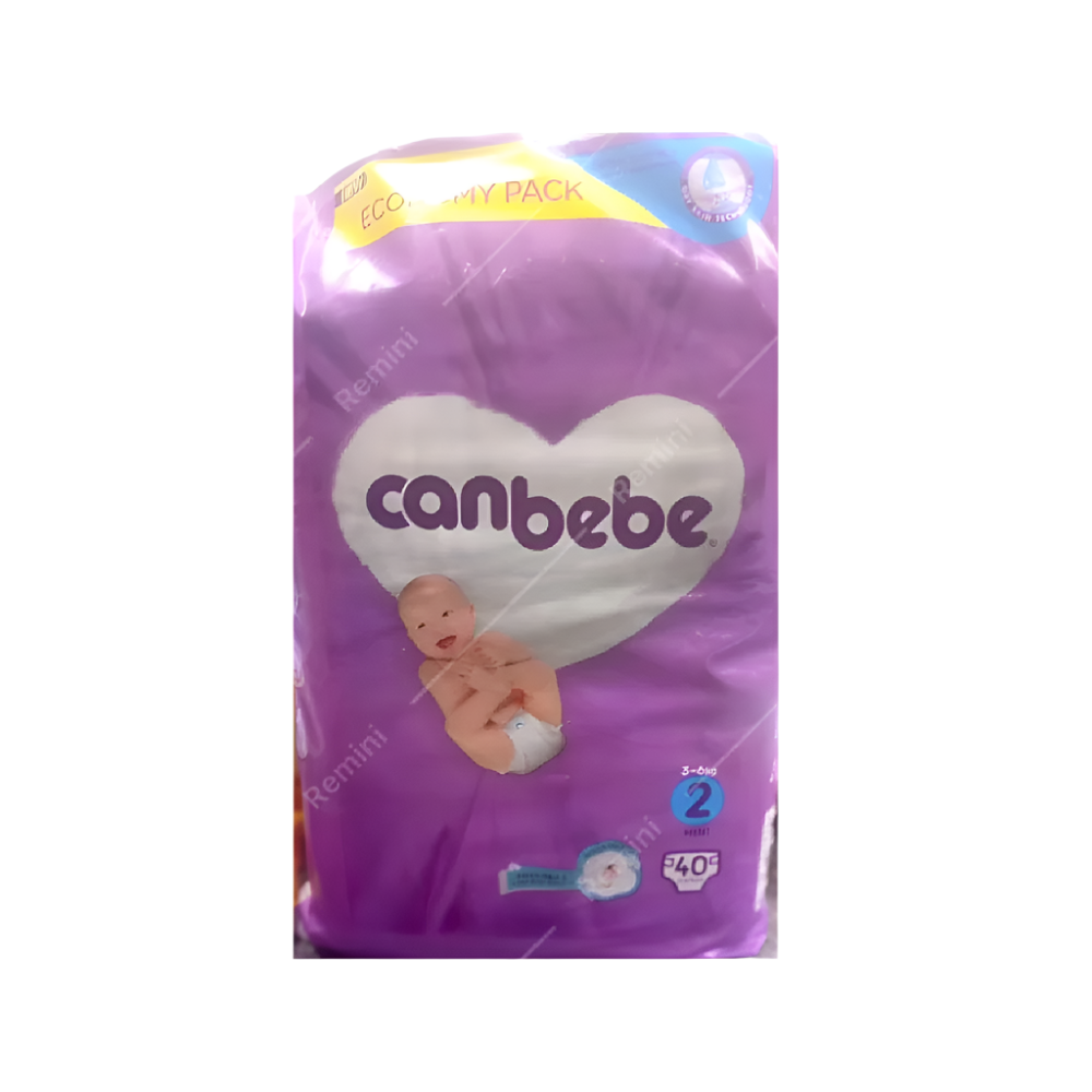CANBEBE DIAPER COMFORT DRY MINI 2 40PCS 3-6 KG – Al-Fatah