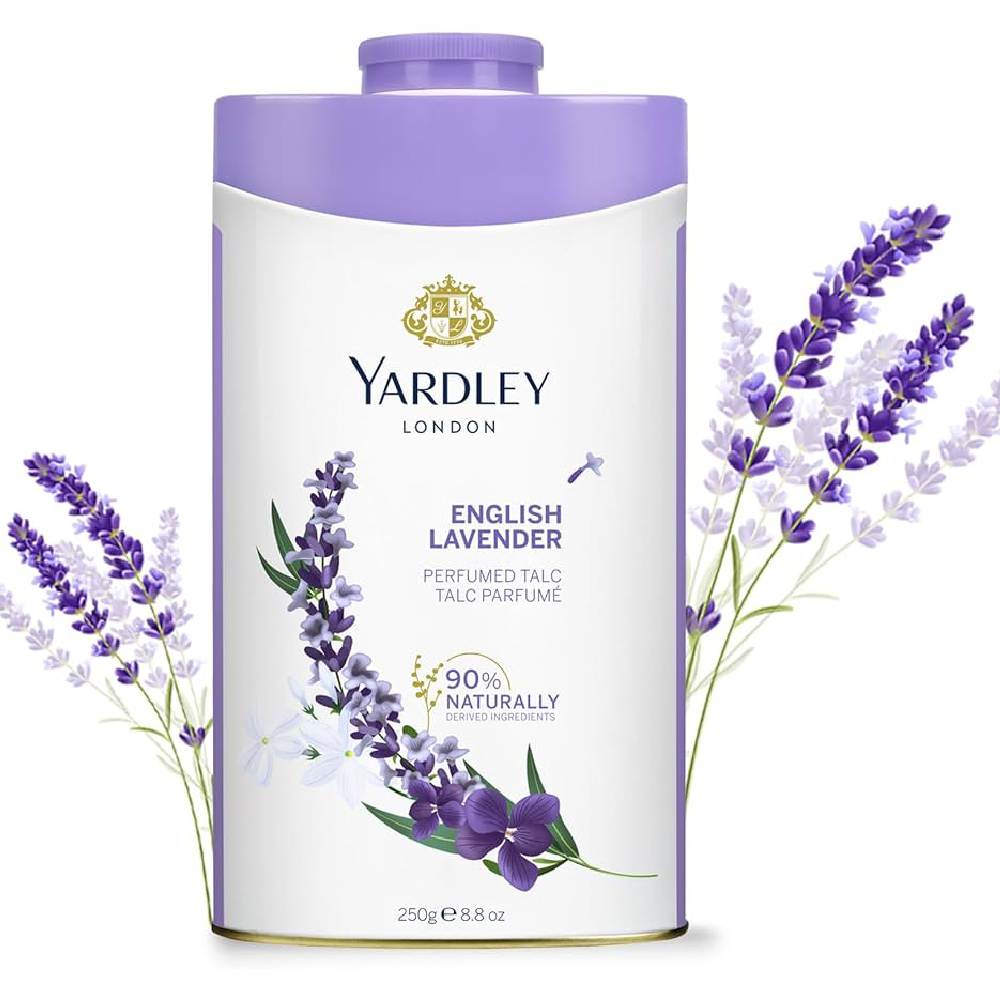 YARDLEY TALCUM POWDER ENGLISH LAVENDER 250 GM – Al-Fatah