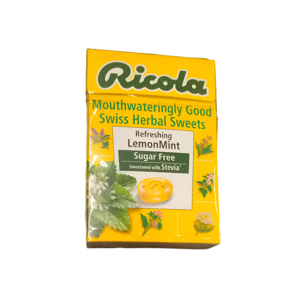 RICOLA CANDY LEMON MINT SUGAR FREE 45 GM – Al-Fatah