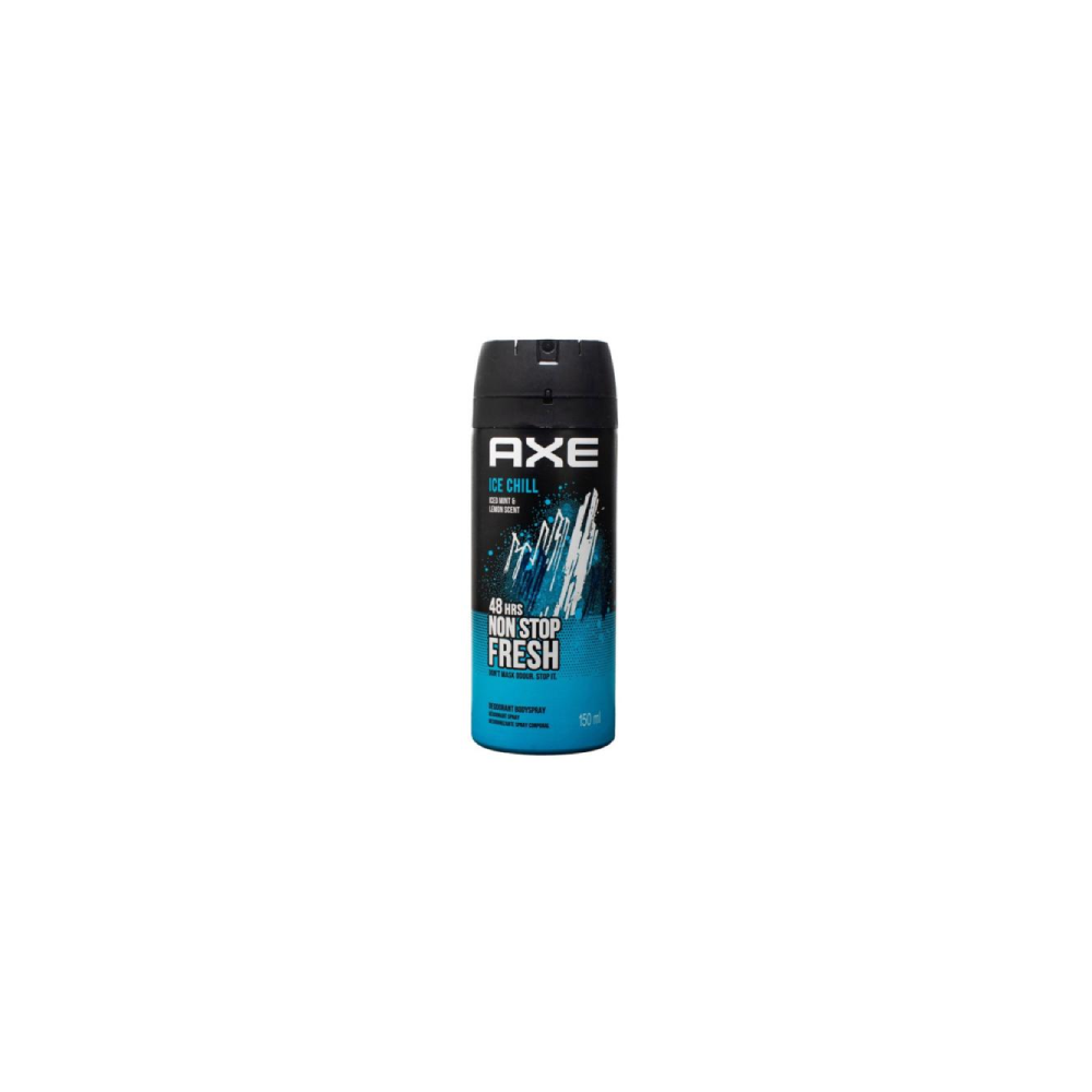 AXE DEODORANT ICE CHILL FROZEN MINT 48H 150 ML – Al-Fatah