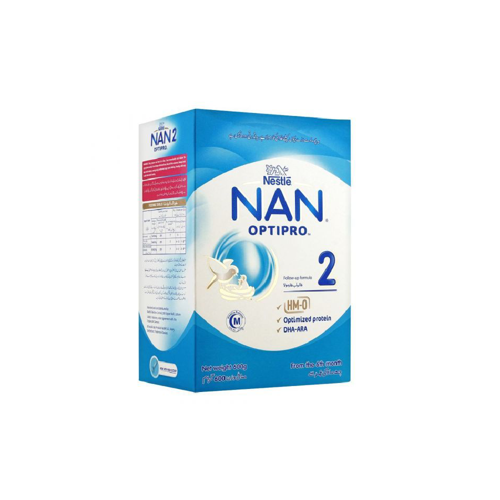 NESTLE MILK POWDER NAN 2 OPTIPRO 600 GM – Al-Fatah