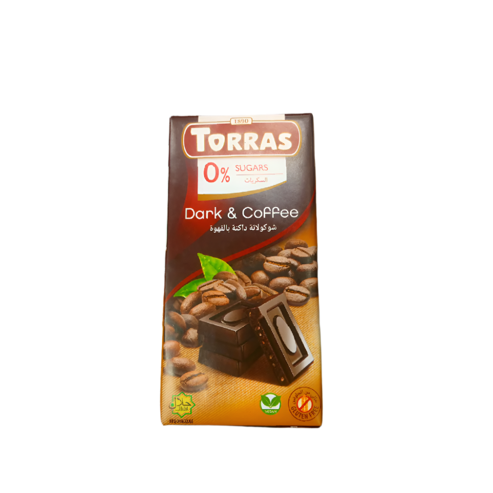 TORRAS DARK CHOCOLATE WITH COFFEE 75G – Al-Fatah