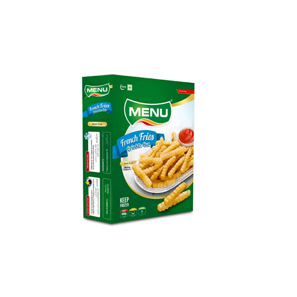 MENU FRENCH FRIES CRINKLE CUT 500GM – Al-Fatah