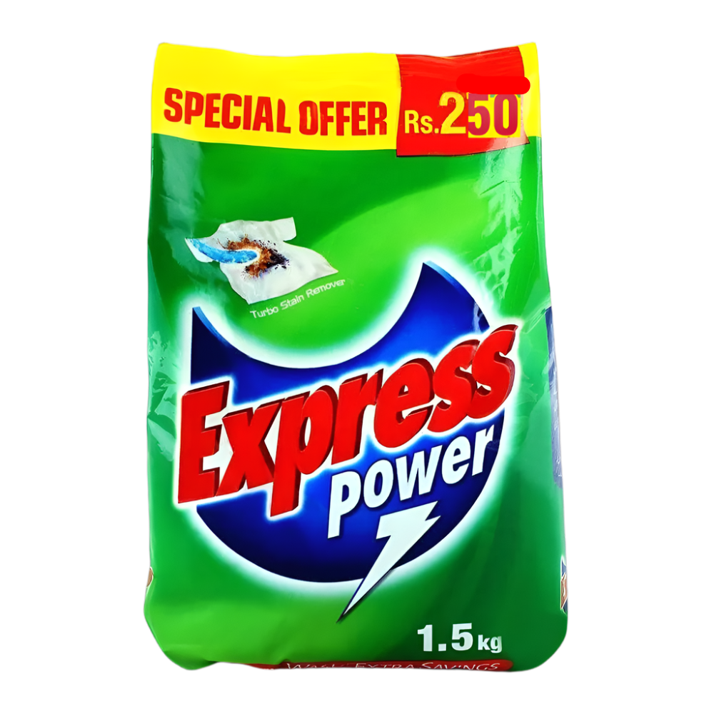 EXPRESS WASHING POWDER POWER 1.5 KG – Al-Fatah