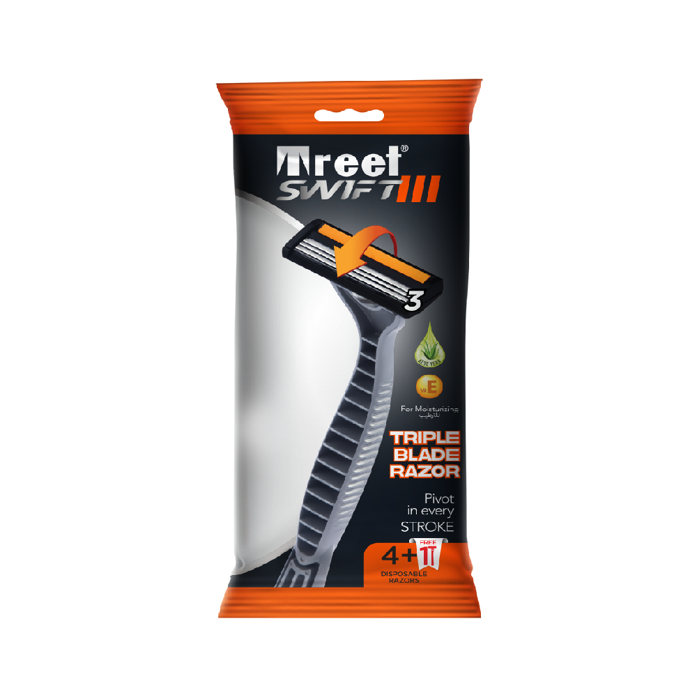 TREET SWIFT III (4+1 FREE RAZOR) PROMO PACK – Al-Fatah
