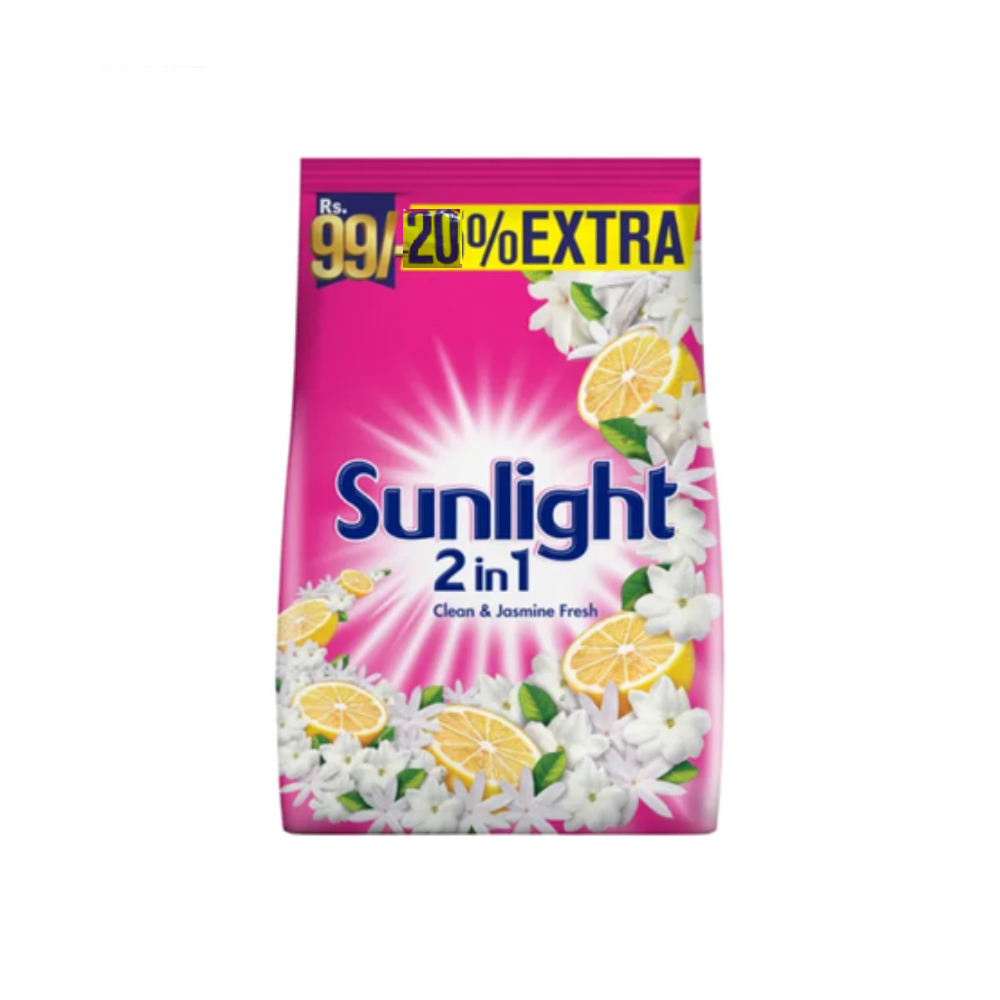SUNLIGHT WASHING POWDER 2IN1 CLEAN & JASMINE FRESH 400 GM – Al-Fatah