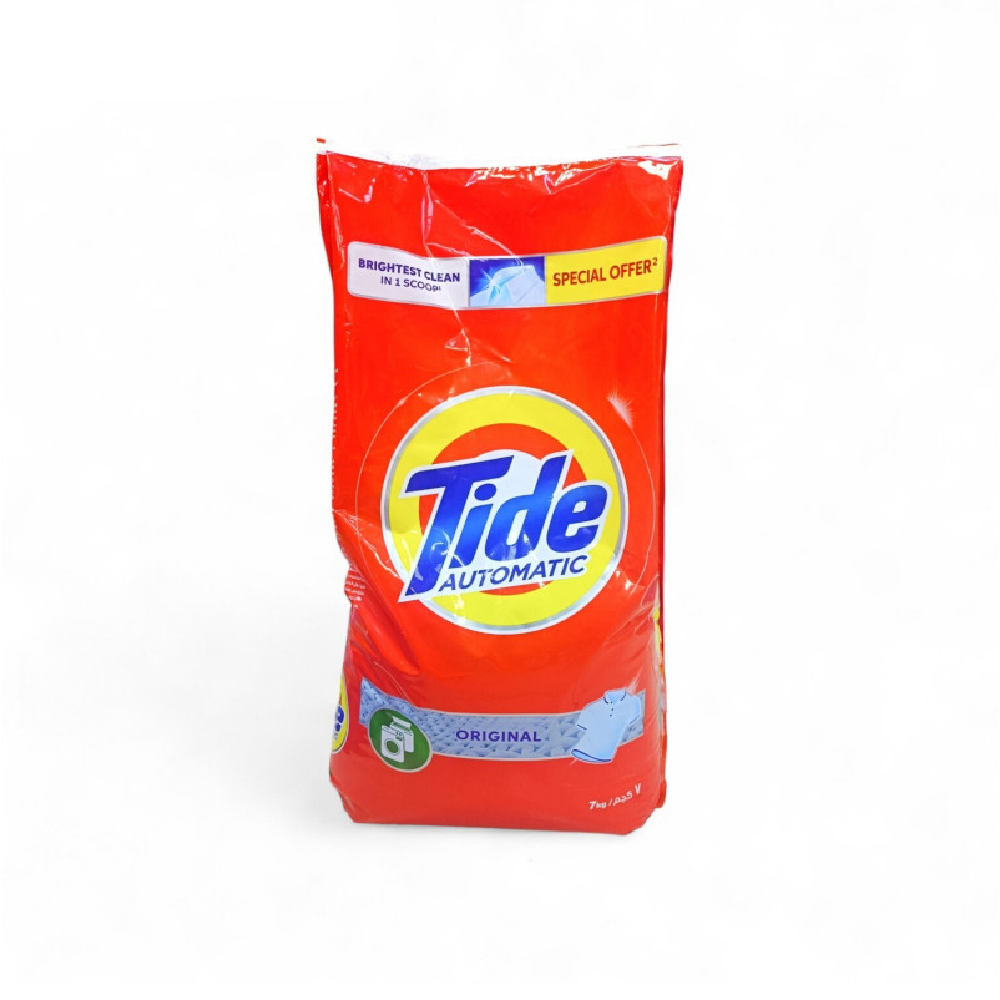 TIDE WASHING POWDER ORIGINAL FAST DISSOLVING GREEN 7 KG – Al-Fatah