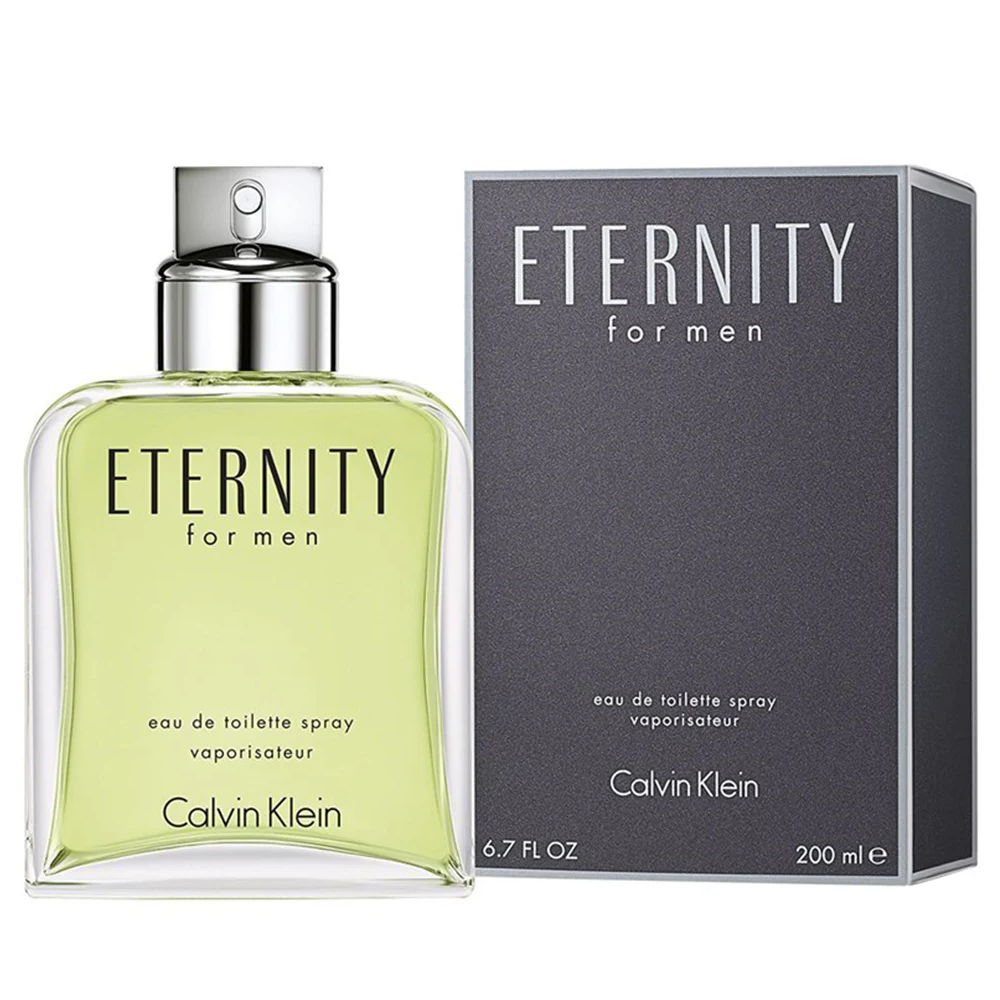 CALVIN KLEIN ETERNITY COLOGNE FOR MEN EDT 200ML – Al-Fatah