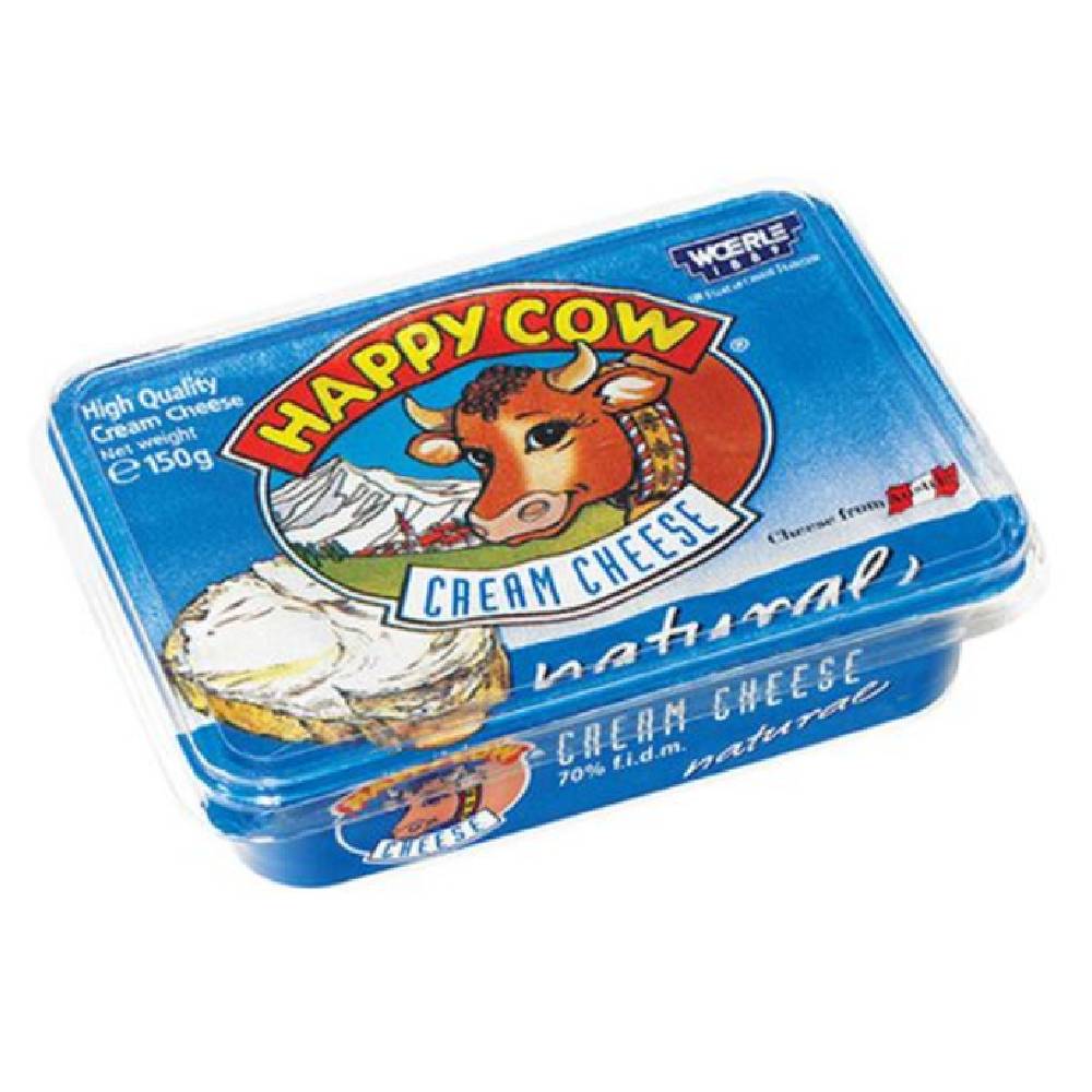 HAPPY COW CREAM CHEESE NATURAL 150 GM – Al-Fatah