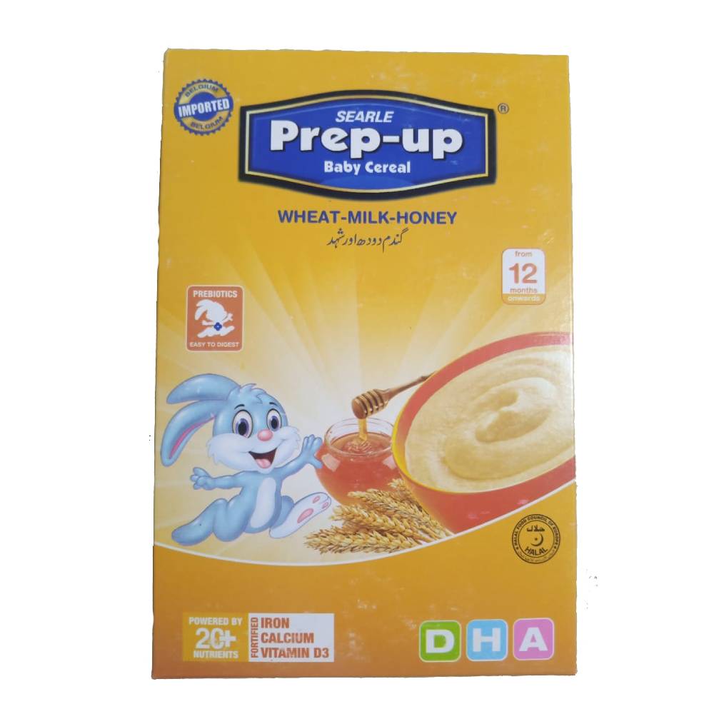 SEARLE PREP-UP WHEAT MILK AND HONEY 6MONTHS 175GM – Al-Fatah
