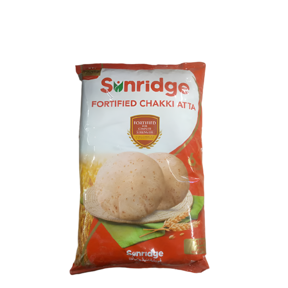 SUNRIDGE FORTIFIED CHAKKI ATTA 5KG – Al-Fatah