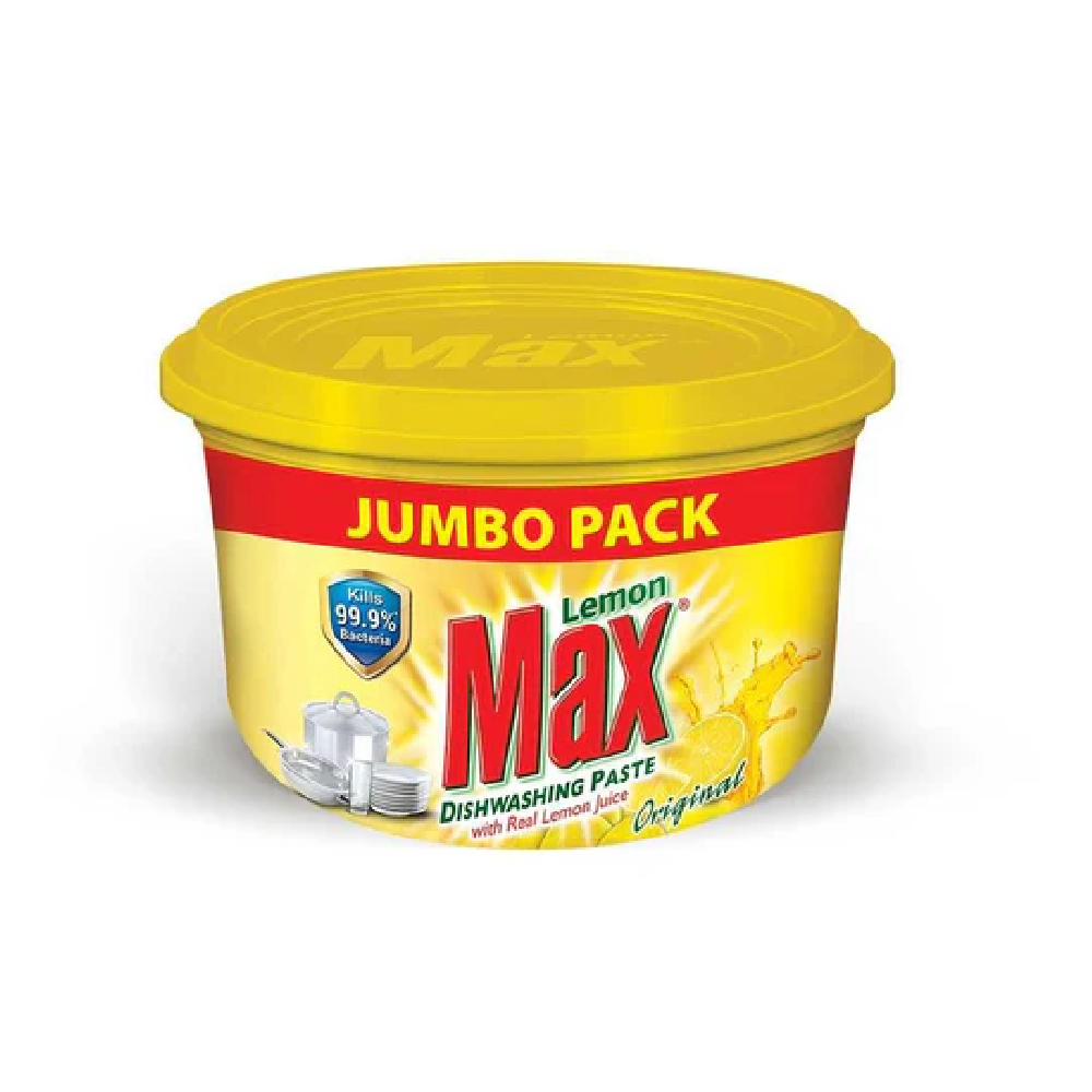 LEMON MAX DISHWASH PASTE YELLOW 750 GM – Al-Fatah