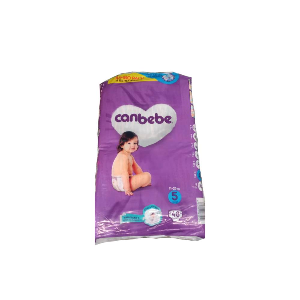 CANBEBE DIAPER JUNIOR 5 JUMBO 11-25 KG 48 PC – Al-Fatah