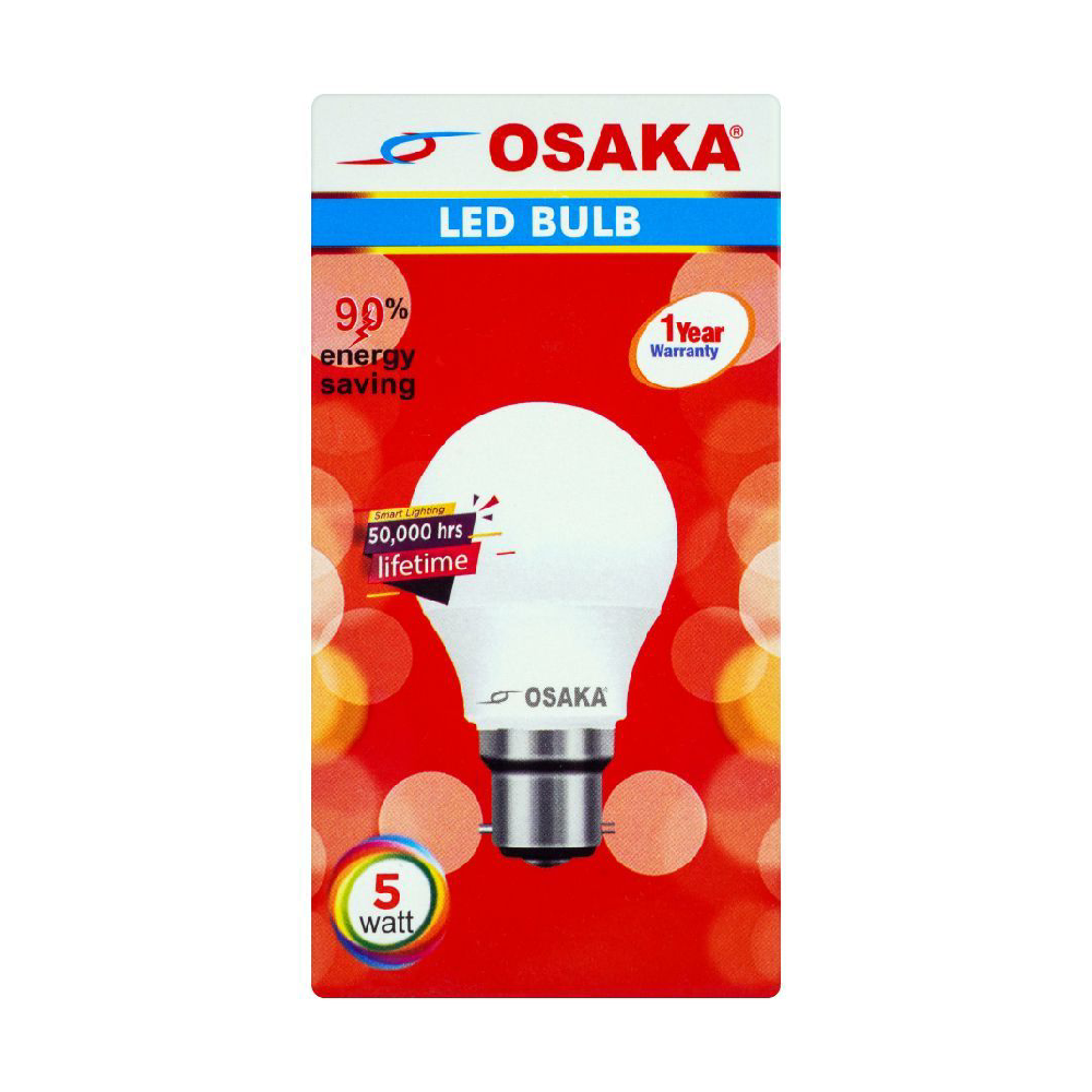 OSAKA 5 WATT DAY LIGHT LED BULB E27 – Al-Fatah