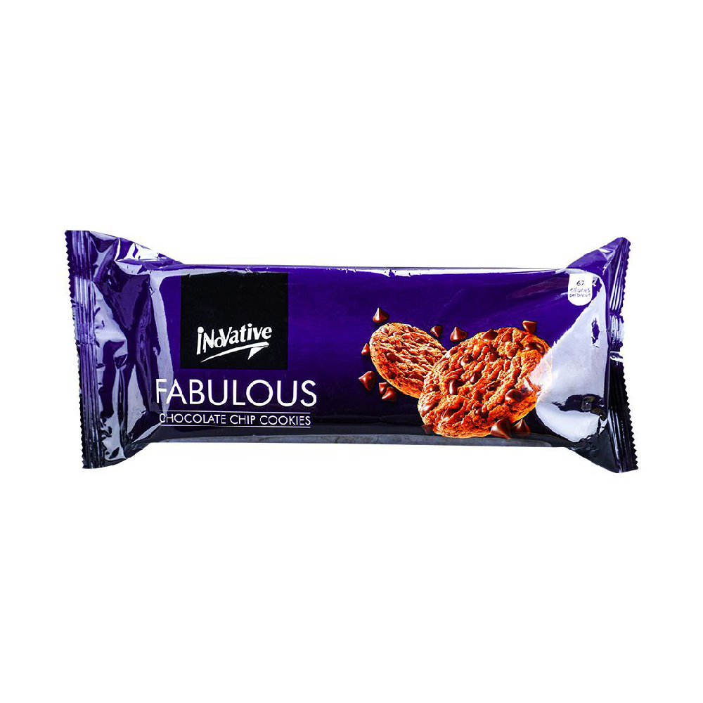INNOVATIVE FABULOUS CHOCOLATE CHIP COOKIES BISCUIT 156GM – Al-Fatah