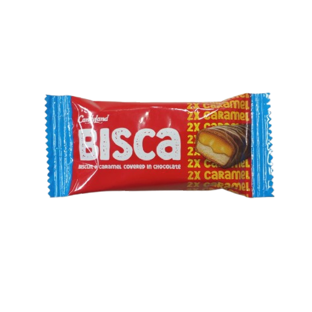CANDYLAND BISCA BISCUIT WITH CHOCOLATE AND CARAMEL 24GM – Al-Fatah