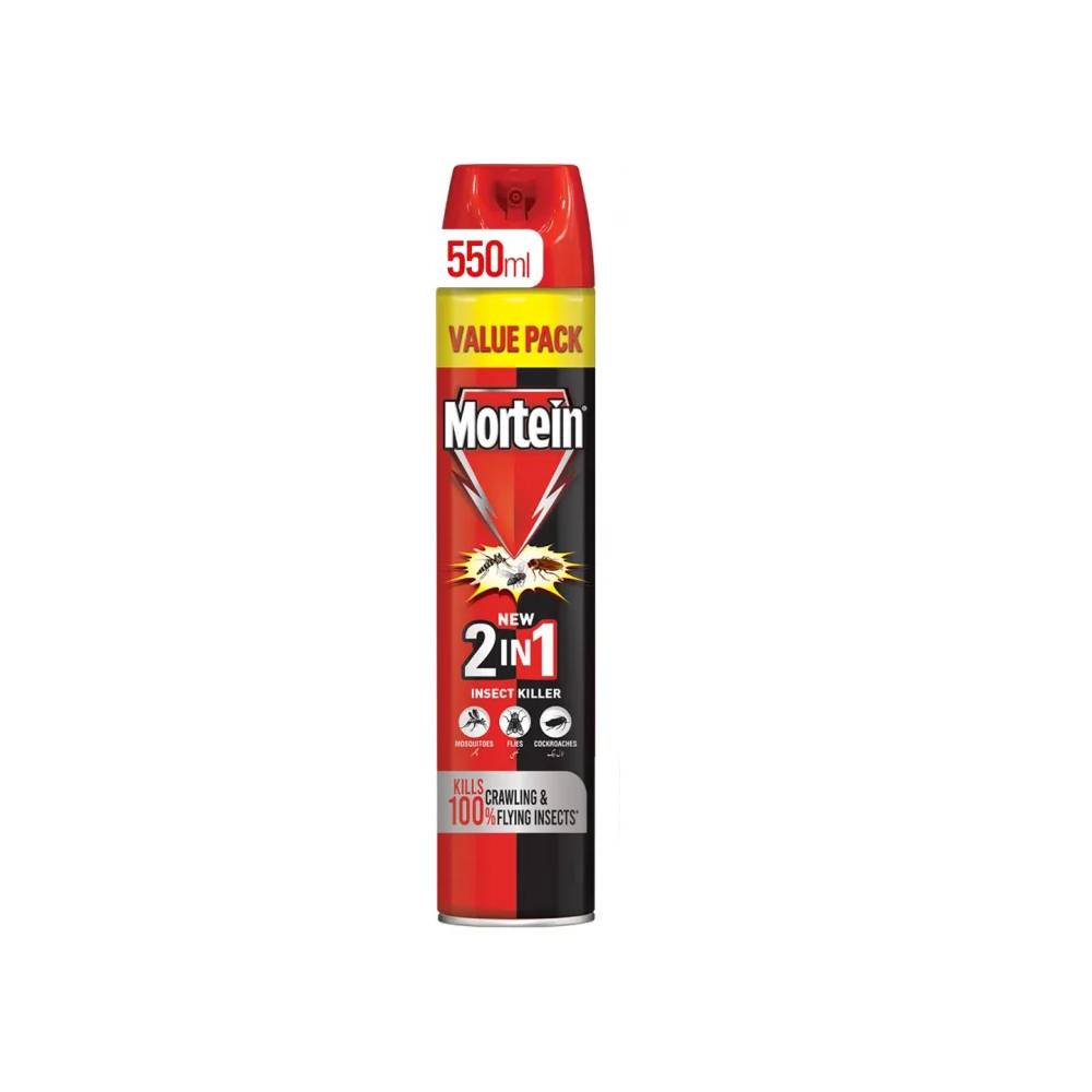 MORTEIN INSECT KILLER FOR ALL INSECTS SPRAY 550 ML – Al-Fatah