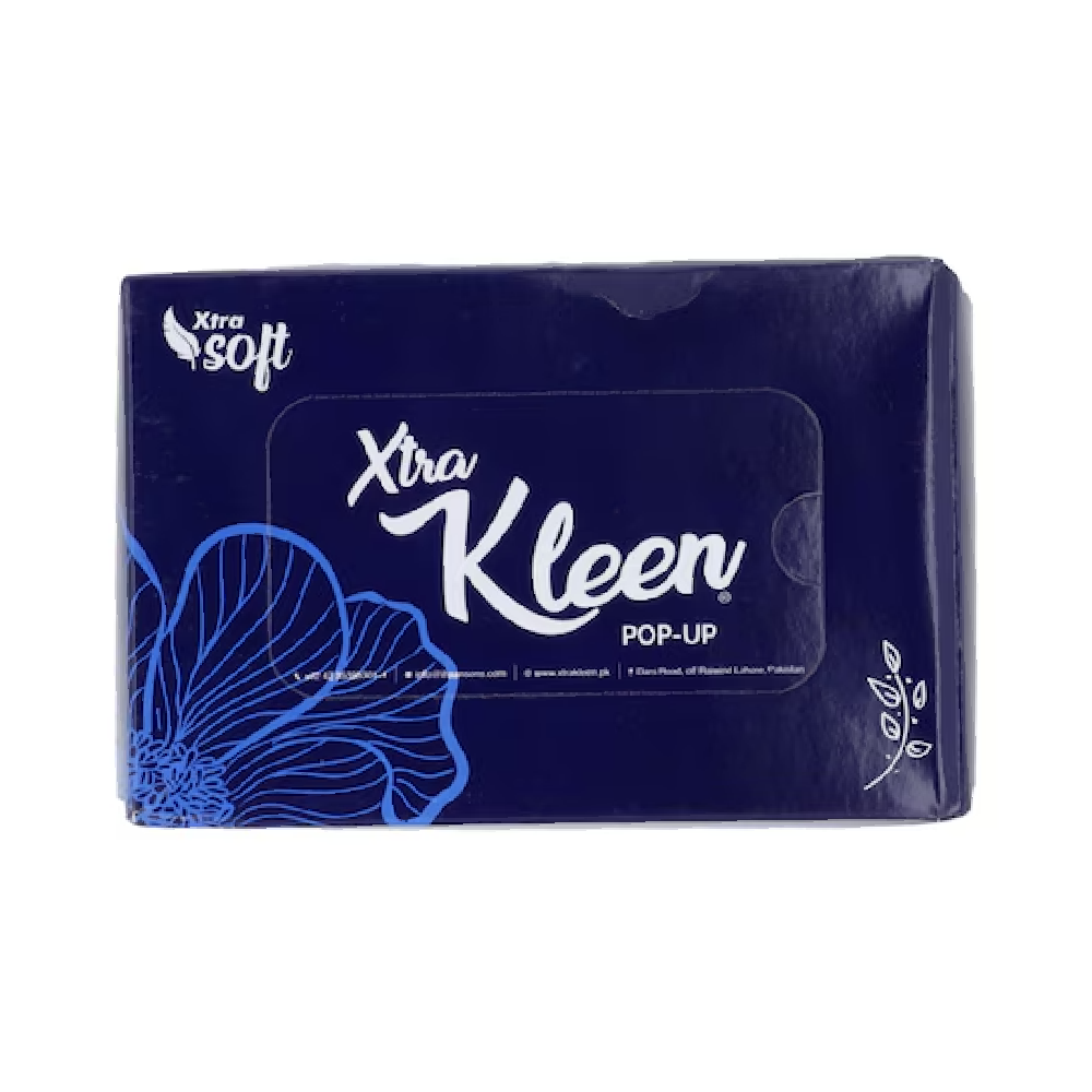 XTRA KLEEN TISSUES POP UP BLUE 300 SHEETS – Al-Fatah