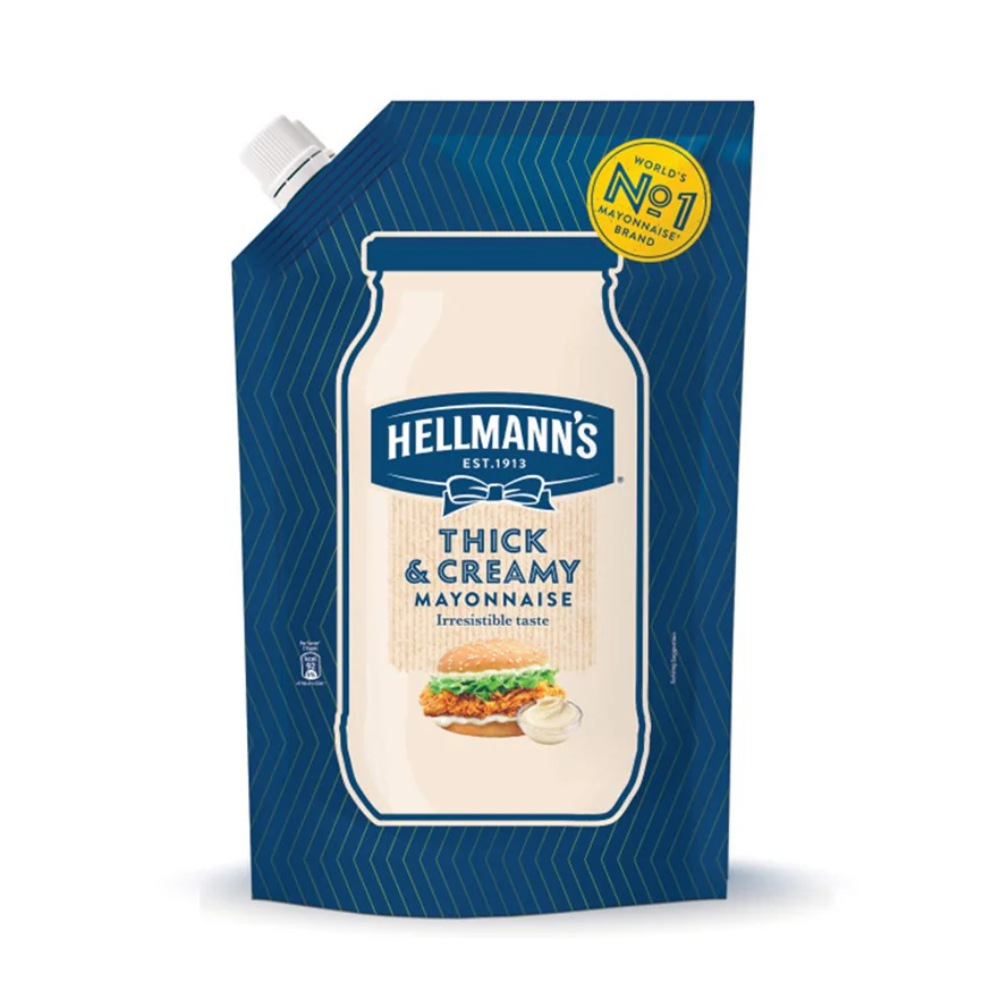 HELLMAN REAL MAYO THICK & CREMY 475 ML – Al-Fatah