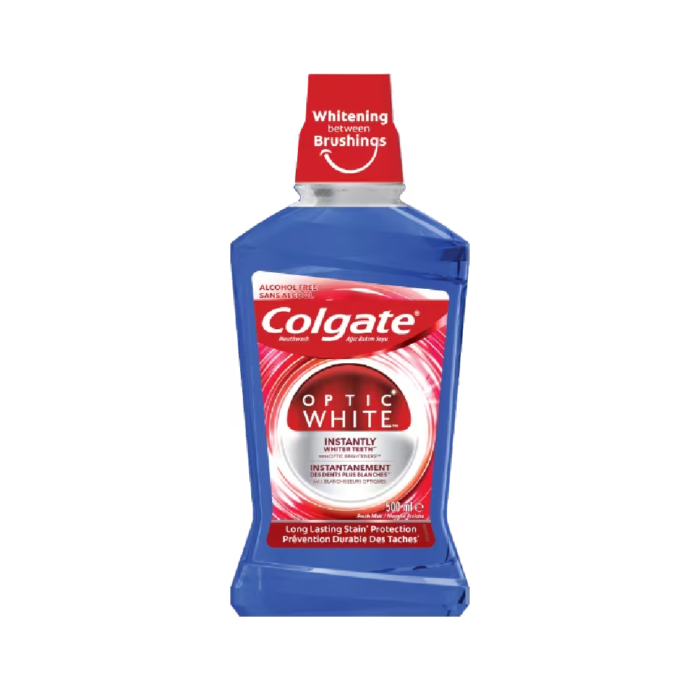 COLGATE MOUTH WASH OPTIC WHITE 500 ML – Al-Fatah