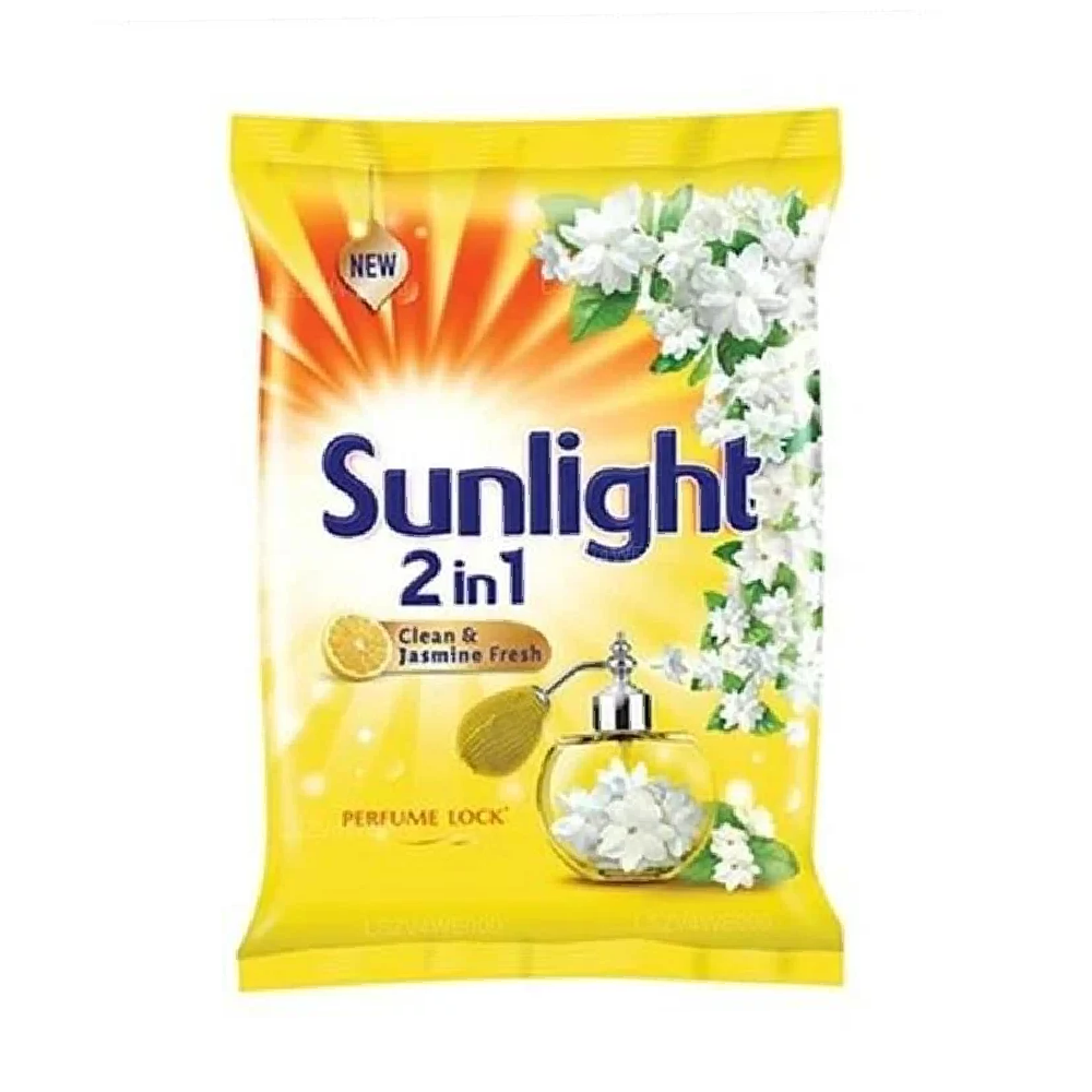 SUNLIGHT WASHING POWDER 2 IN 1 CLEAN & FRESH 190 GM – Al-Fatah