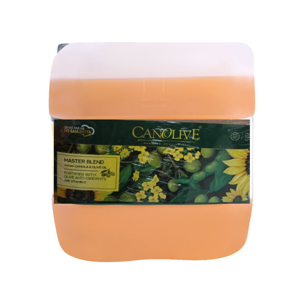 CANOLIVE CANOLA OIL AND SUN FLOWER OIL CANE 16 LTR – Al-Fatah