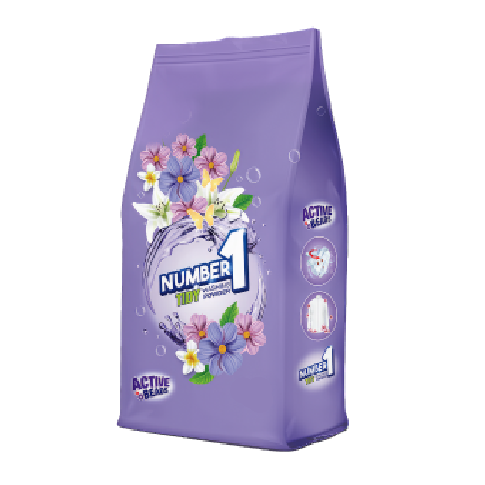 NUMBER1 TIDY WASHING POWDER 500GM – Al-Fatah
